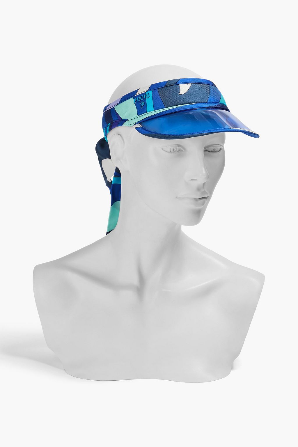 PUCCI Printed PVC and silk-twill visor | THE OUTNET