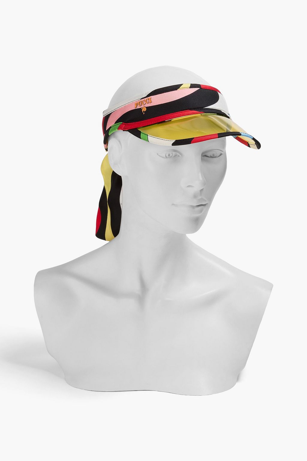 PUCCI Printed PVC and silk-twill visor | THE OUTNET