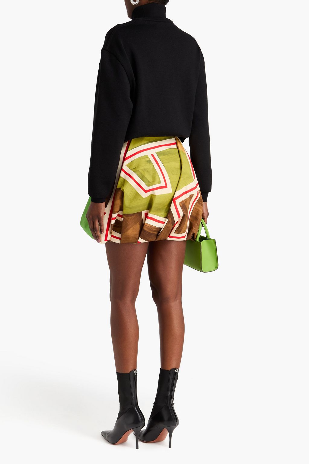 PUCCI Printed cotton-poplin mini skirt | THE OUTNET