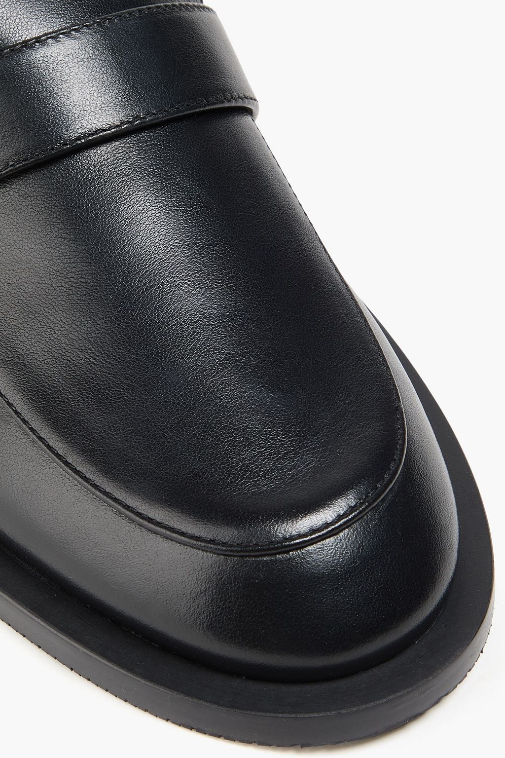 STUART WEITZMAN Piper レザー ローファー | THE OUTNET (アウトネット)