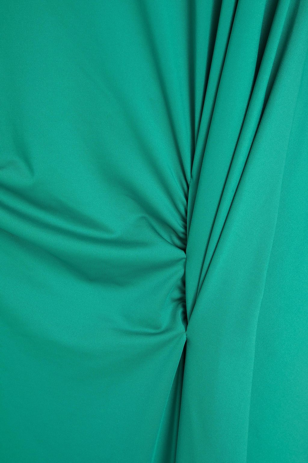 VICTORIA BECKHAM Draped stretch-jersey maxi dress | THE OUTNET