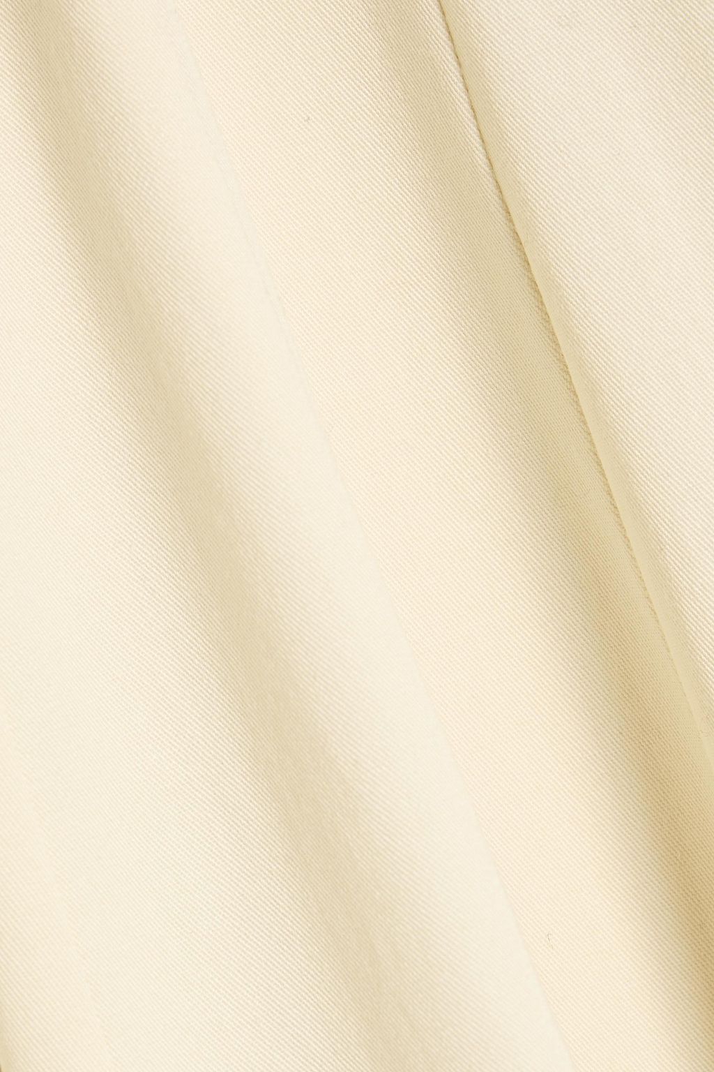 ANOTHER TOMORROW Flared cotton-blend twill midi dress | THE OUTNET