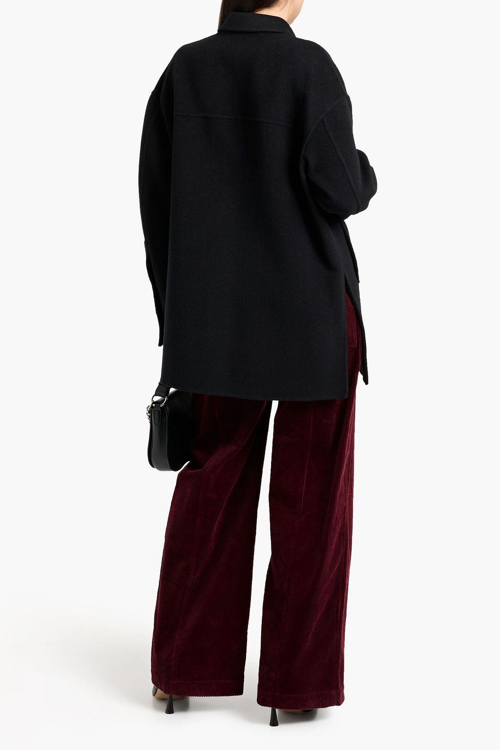 ANOTHER TOMORROW Wool-felt shirt jacket | THE OUTNET