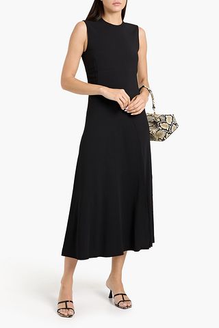 ANOTHER TOMORROW Crepe midi dress | THE OUTNET