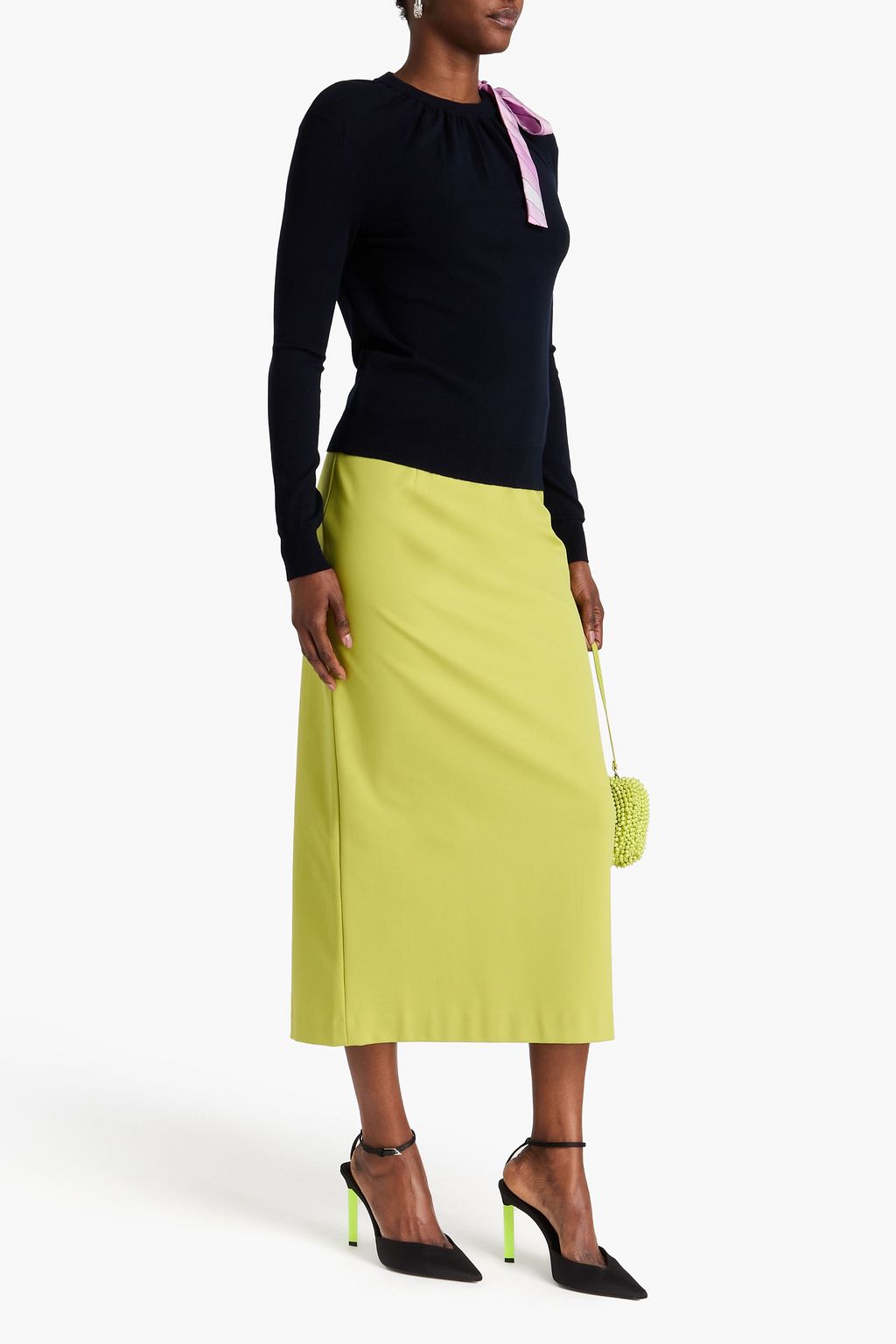 PUCCI Bow-detailed knitted sweater | THE OUTNET