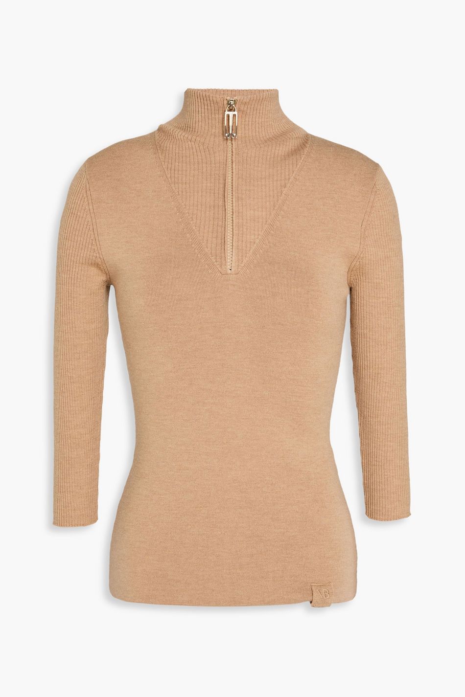 VICTORIA BECKHAM Ribbed merino wool-blend sweater | THE OUTNET