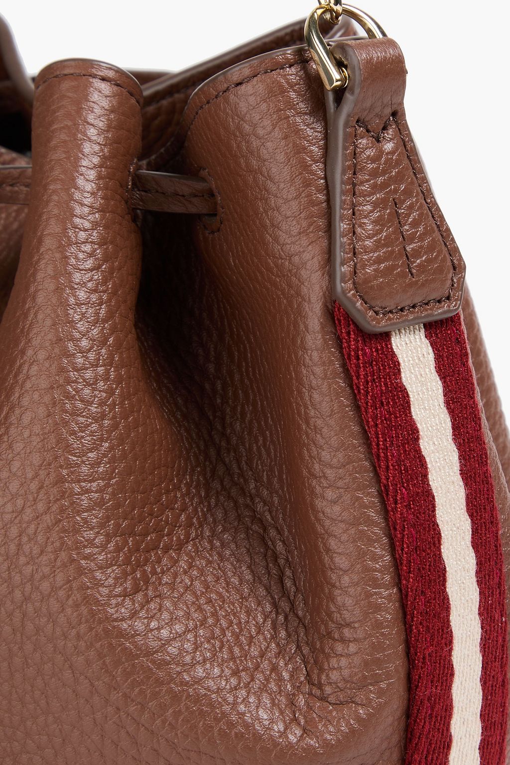 BALLY Adria pebbled-leather bucket bag | THE OUTNET