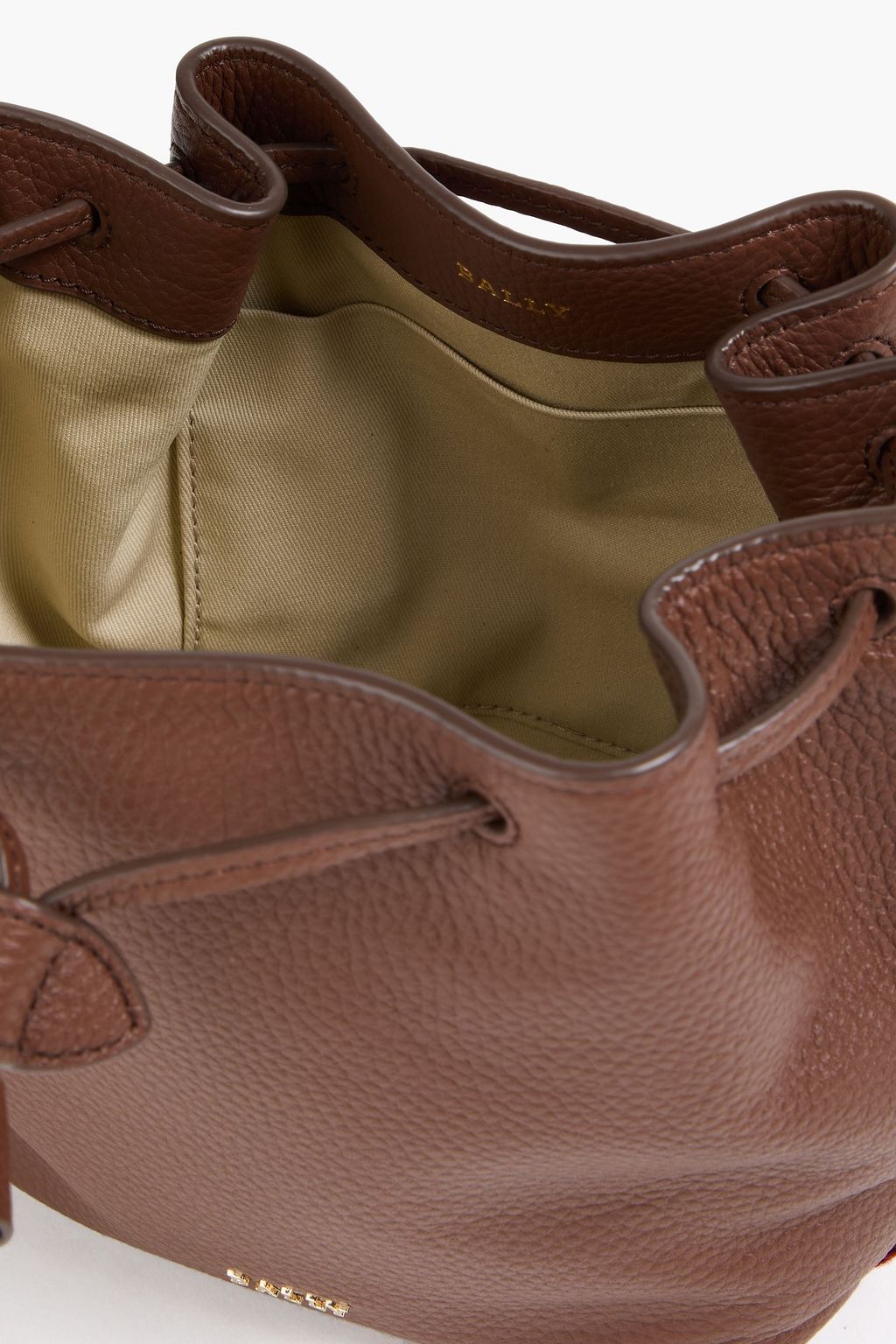 BALLY Adria pebbled-leather bucket bag | THE OUTNET