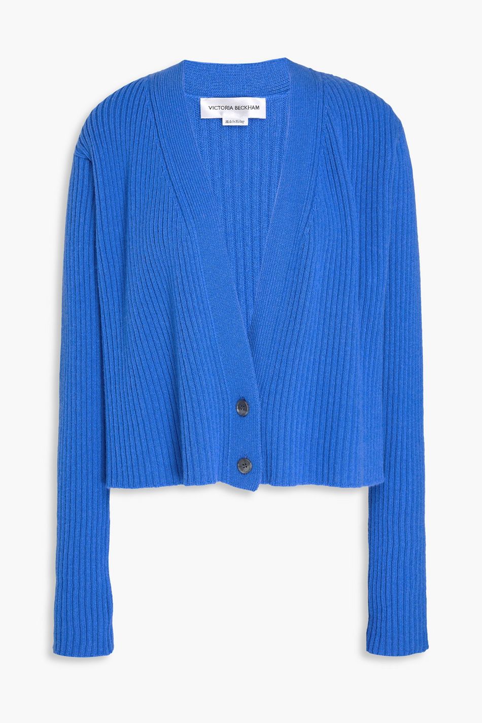 VICTORIA BECKHAM Ribbed wool and cashmere-blend cardigan | THE OUTNET