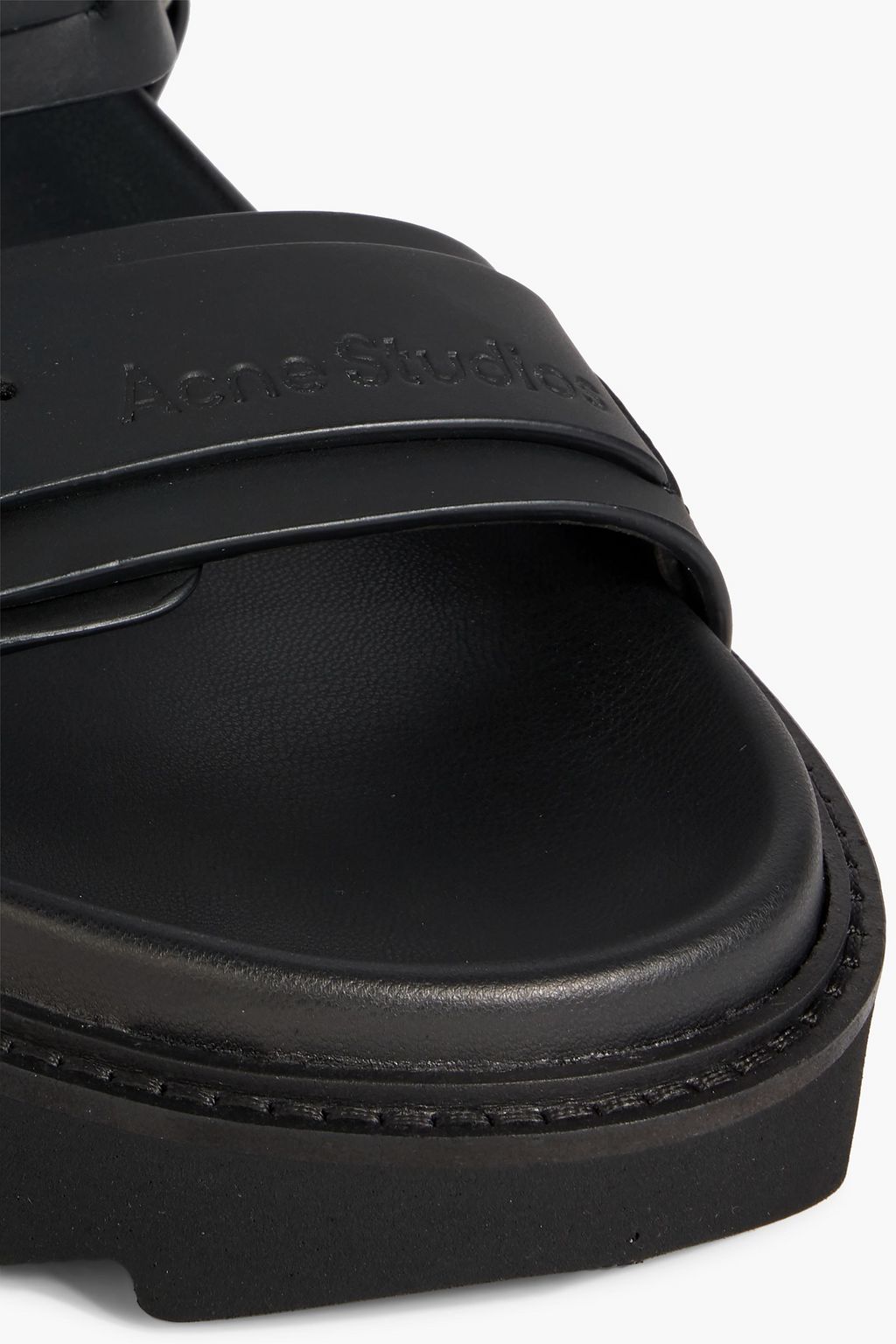ACNE STUDIOS Buckled leather sandals | THE OUTNET