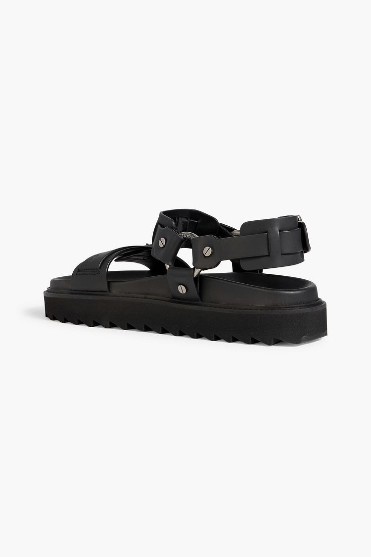ACNE STUDIOS Buckled leather sandals | THE OUTNET