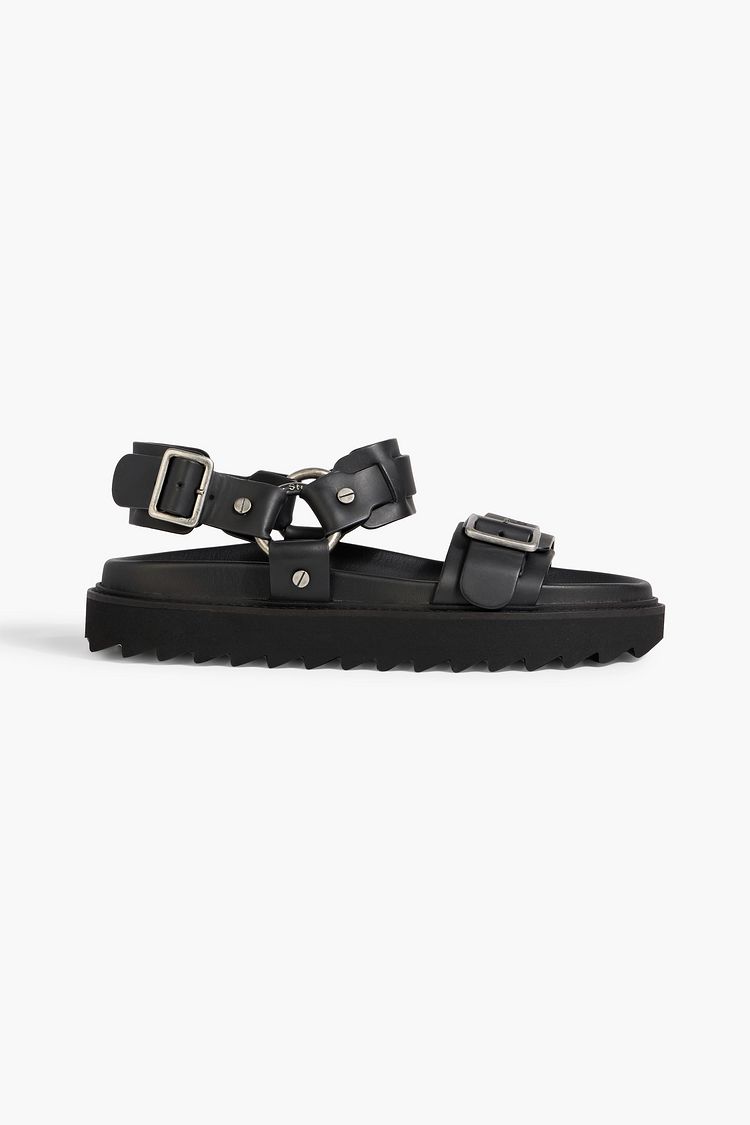 ACNE STUDIOS Buckled leather sandals | THE OUTNET
