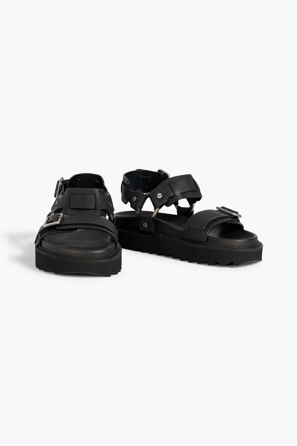 ACNE STUDIOS Buckled leather sandals | THE OUTNET