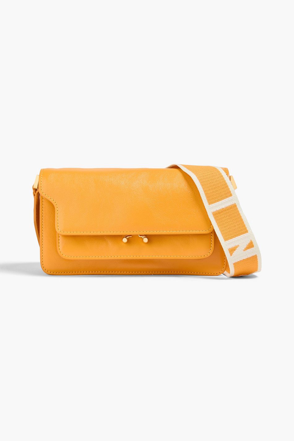 MARNI Trunk Soft pebbled-leather cross-body bag | THE OUTNET
