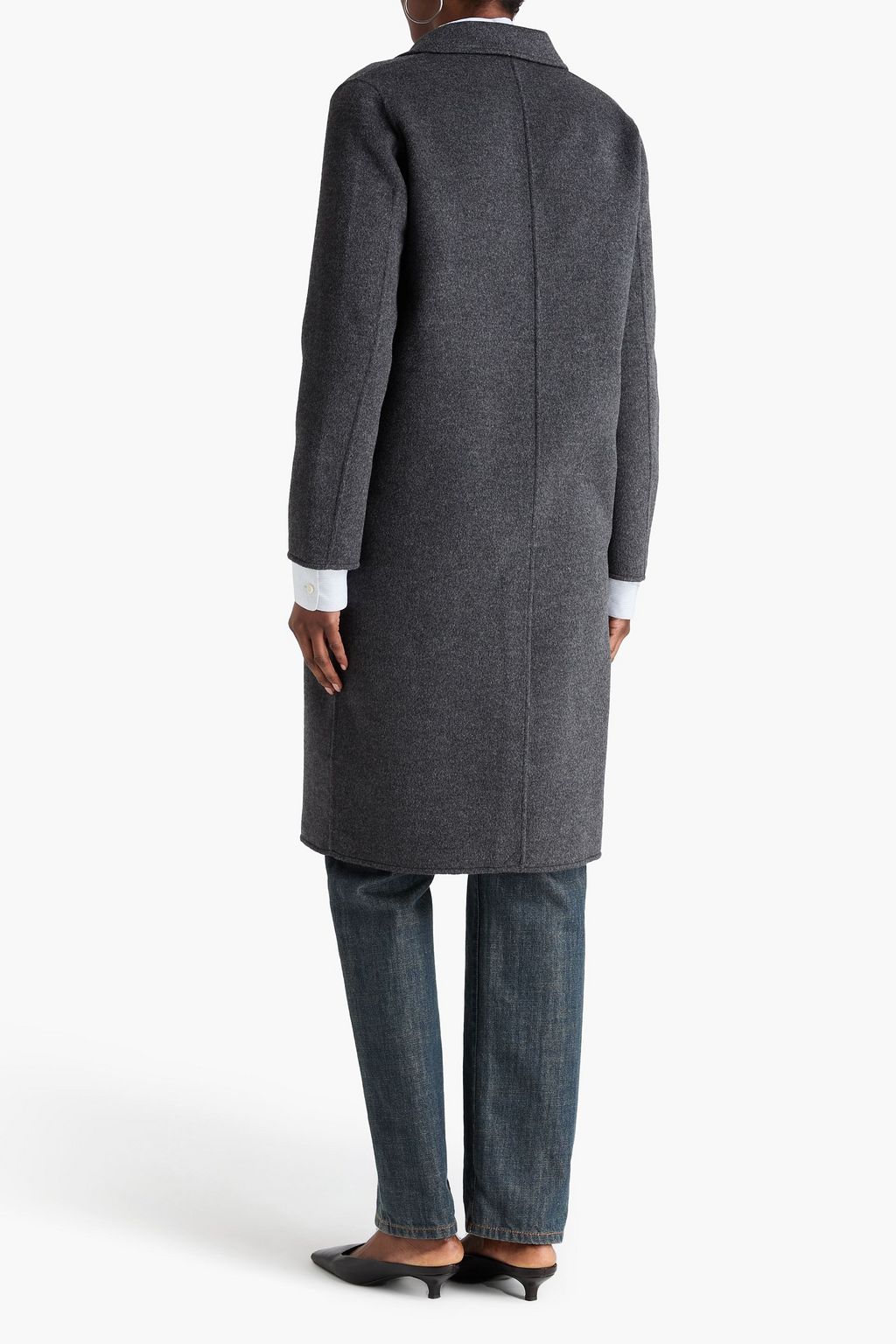 CLAUDIE PIERLOT Double-breasted wool-blend felt coat | THE OUTNET