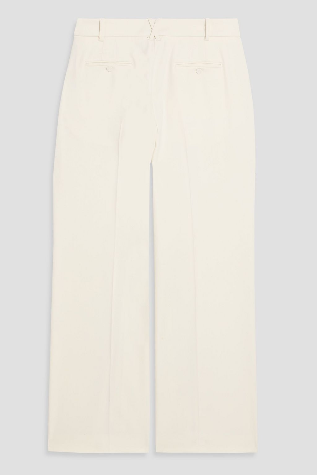 ANOTHER TOMORROW Wool-blend twill straight-leg pants | THE OUTNET