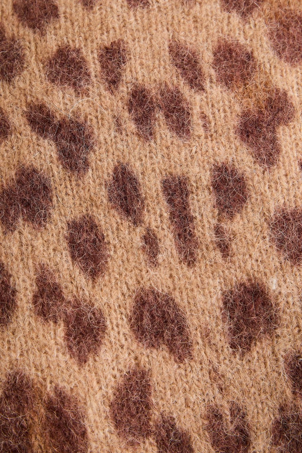 ZIMMERMANN Leopard-print alpaca-blend mock-neck sweater | THE OUTNET