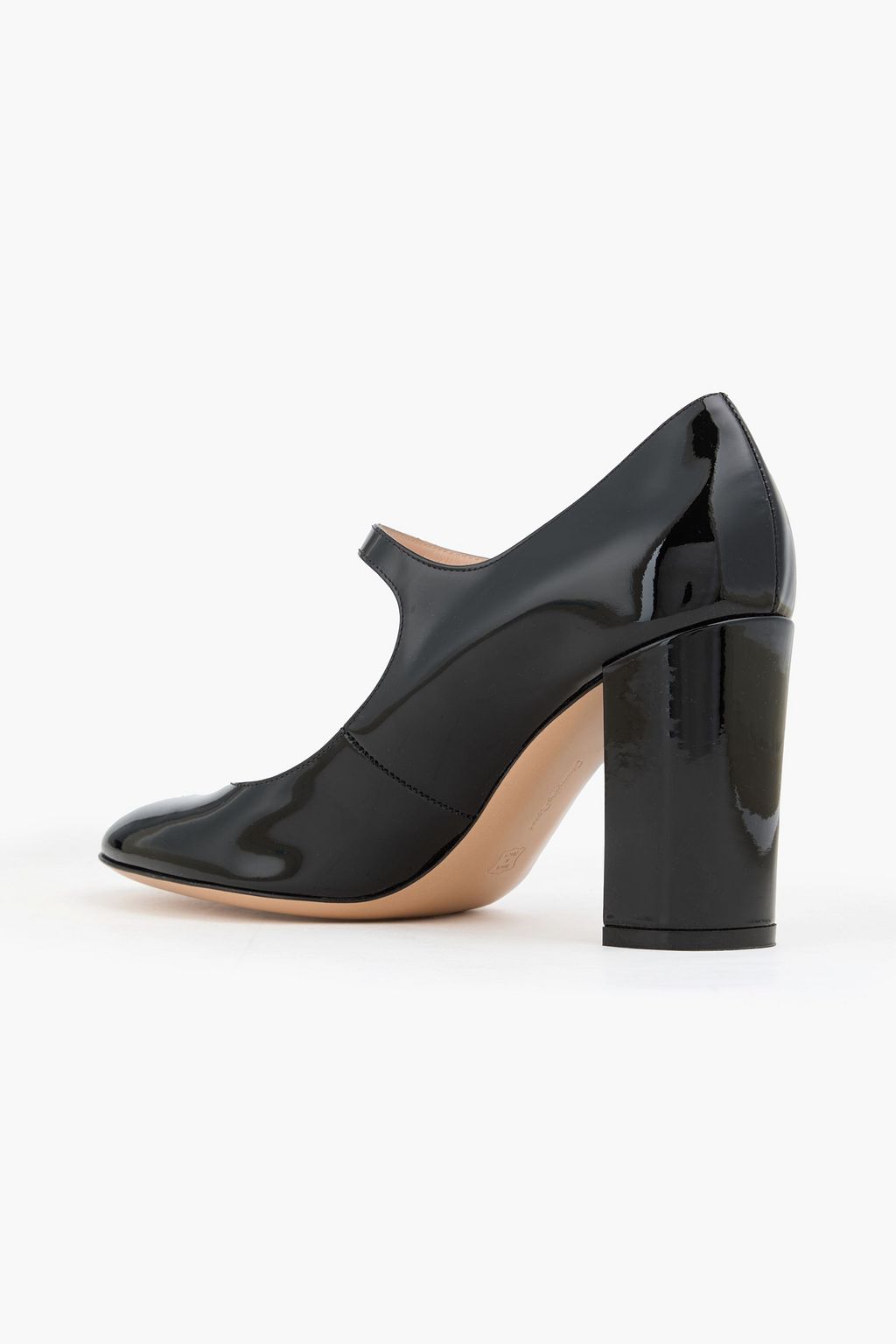 GIANVITO ROSSI Mary 85 patent-leather Mary Jane pumps | THE OUTNET