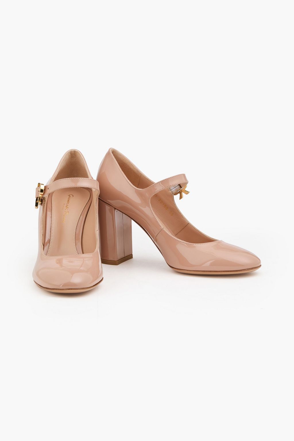 GIANVITO ROSSI Mary 85 patent-leather Mary Jane pumps | THE OUTNET