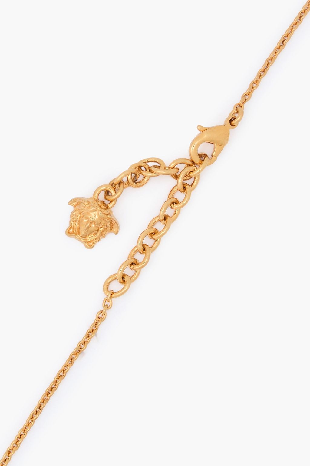 VERSACE Kette „Medusa“ mit Steinen und goldfarbenen Details | THE OUTNET