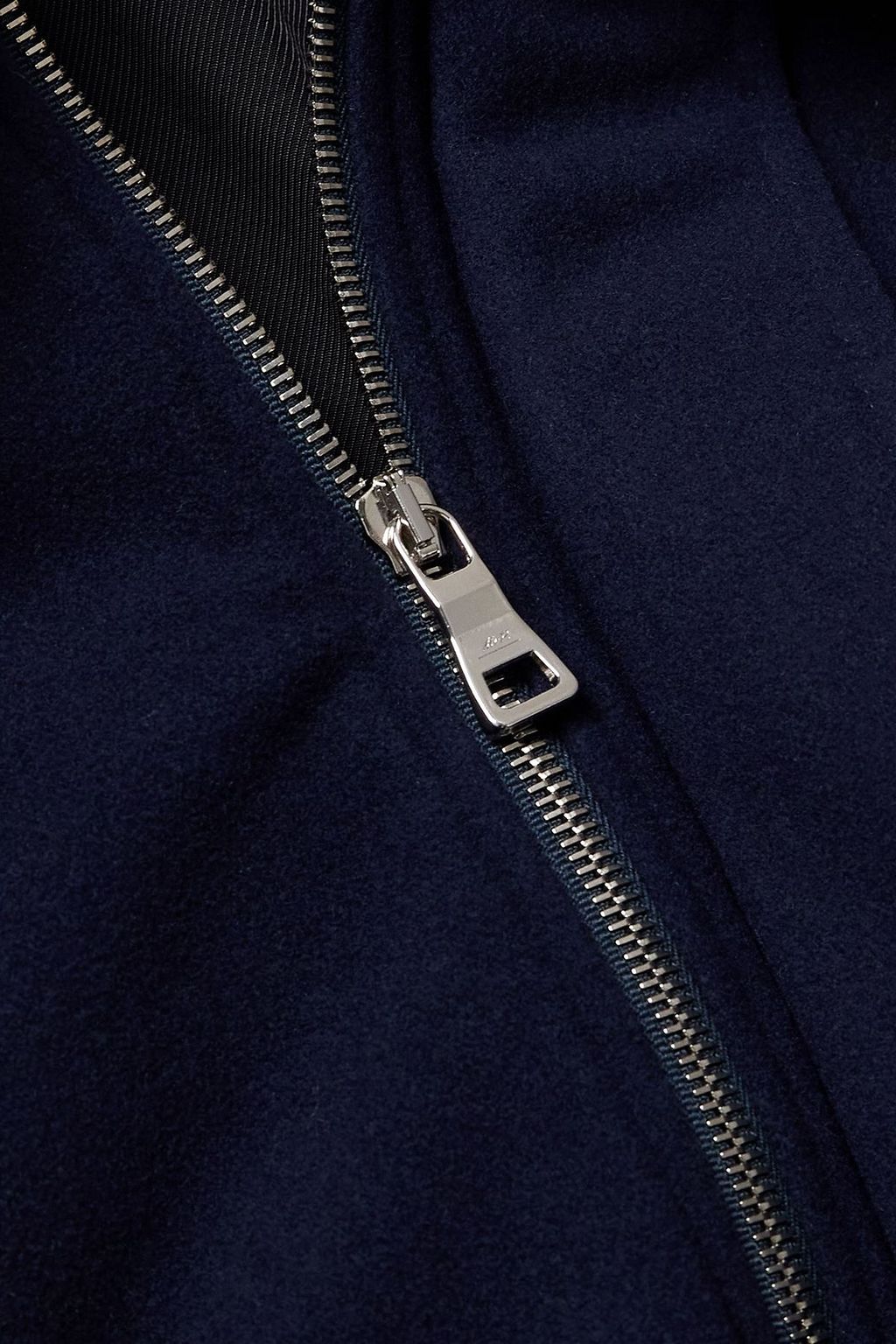 MR P. Bomberjacke aus Filz aus einer Wollmischung mit Shearling-Besatz ...