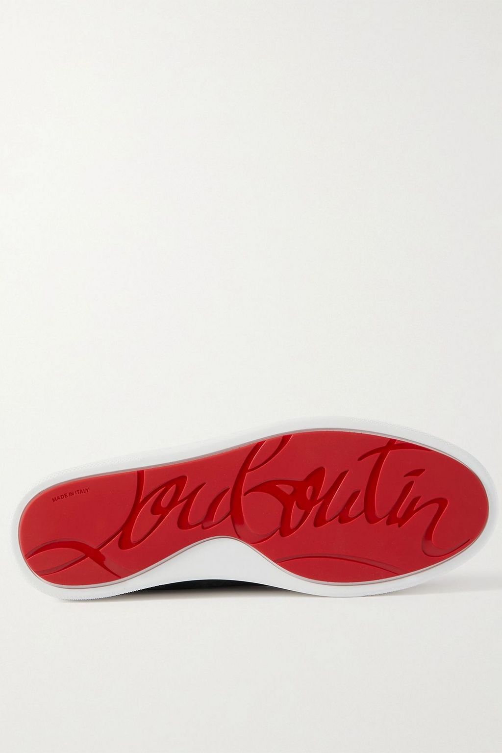 CHRISTIAN LOUBOUTIN Paqueboat suede penny loafers | THE OUTNET