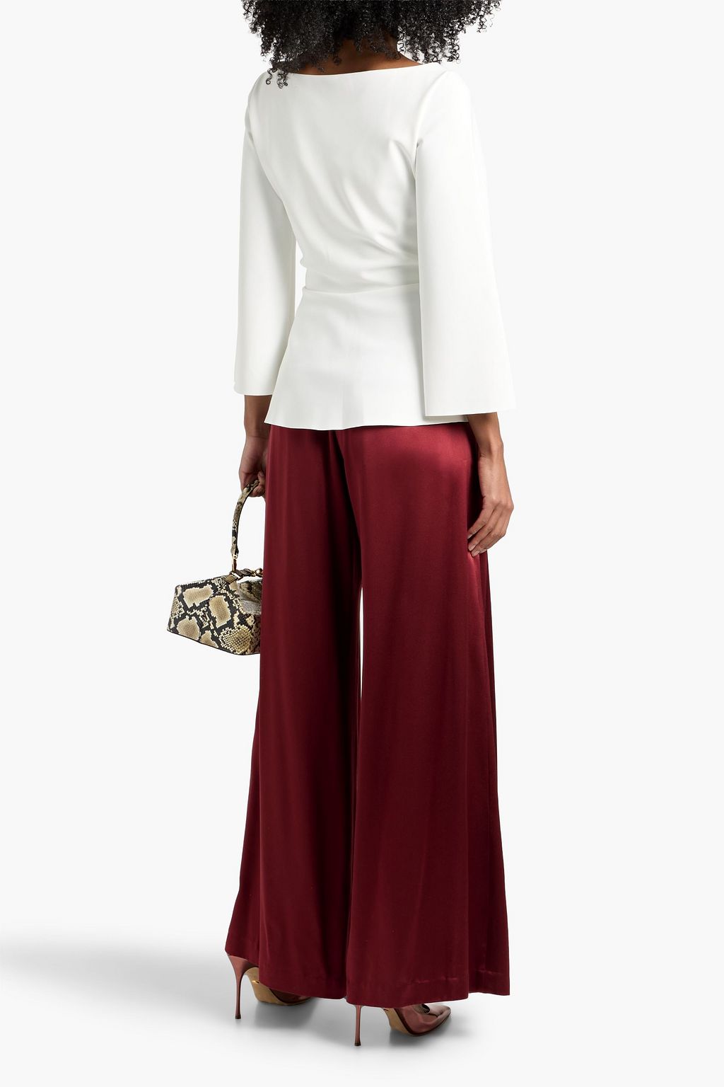 CHIARA BONI LA PETITE ROBE Mason wrap-effect stretch-jersey top | THE ...