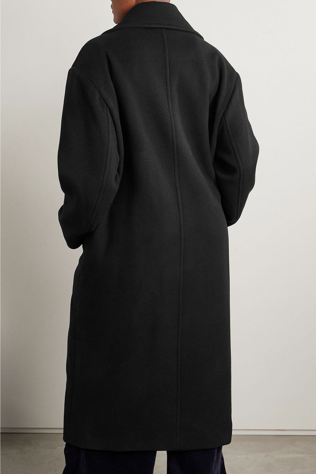 GOLDSIGN The Cocoon double-breasted wool-blend felt coat | THE OUTNET