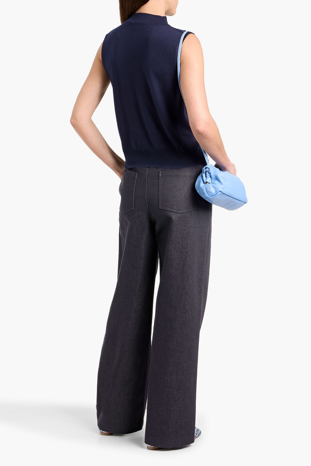 VINCE. High-rise wide-leg jeans | THE OUTNET