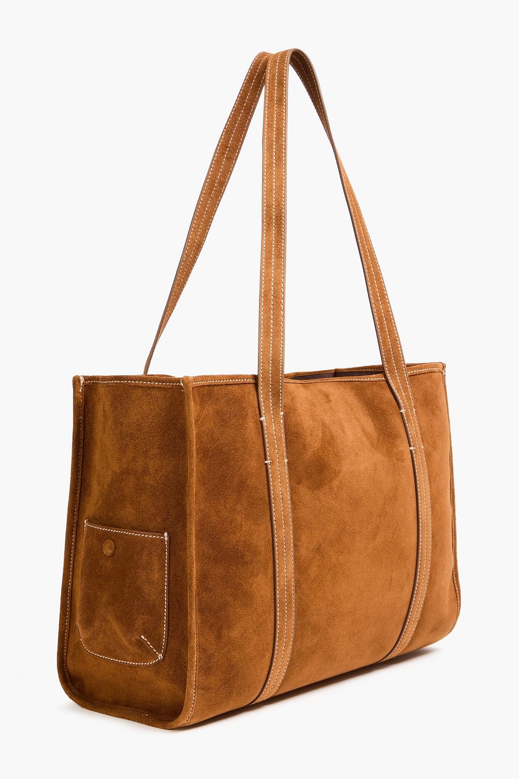 SANDRO Tote Bag aus Veloursleder | THE OUTNET