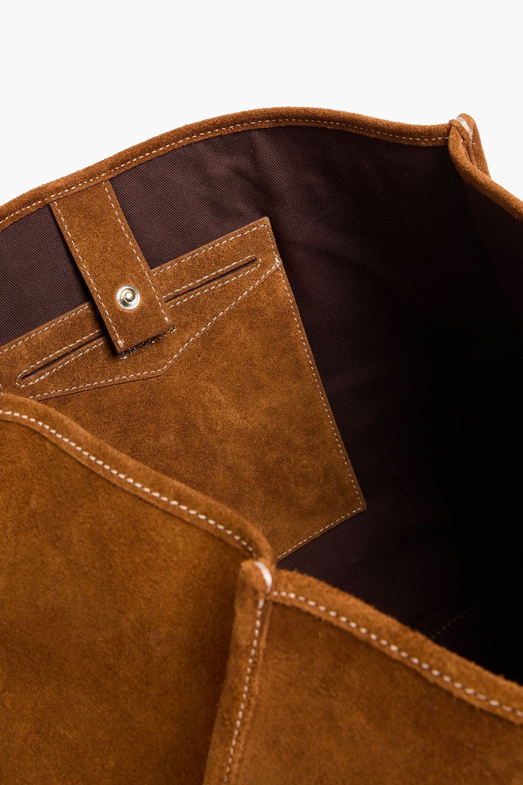 SANDRO Tote Bag aus Veloursleder | THE OUTNET