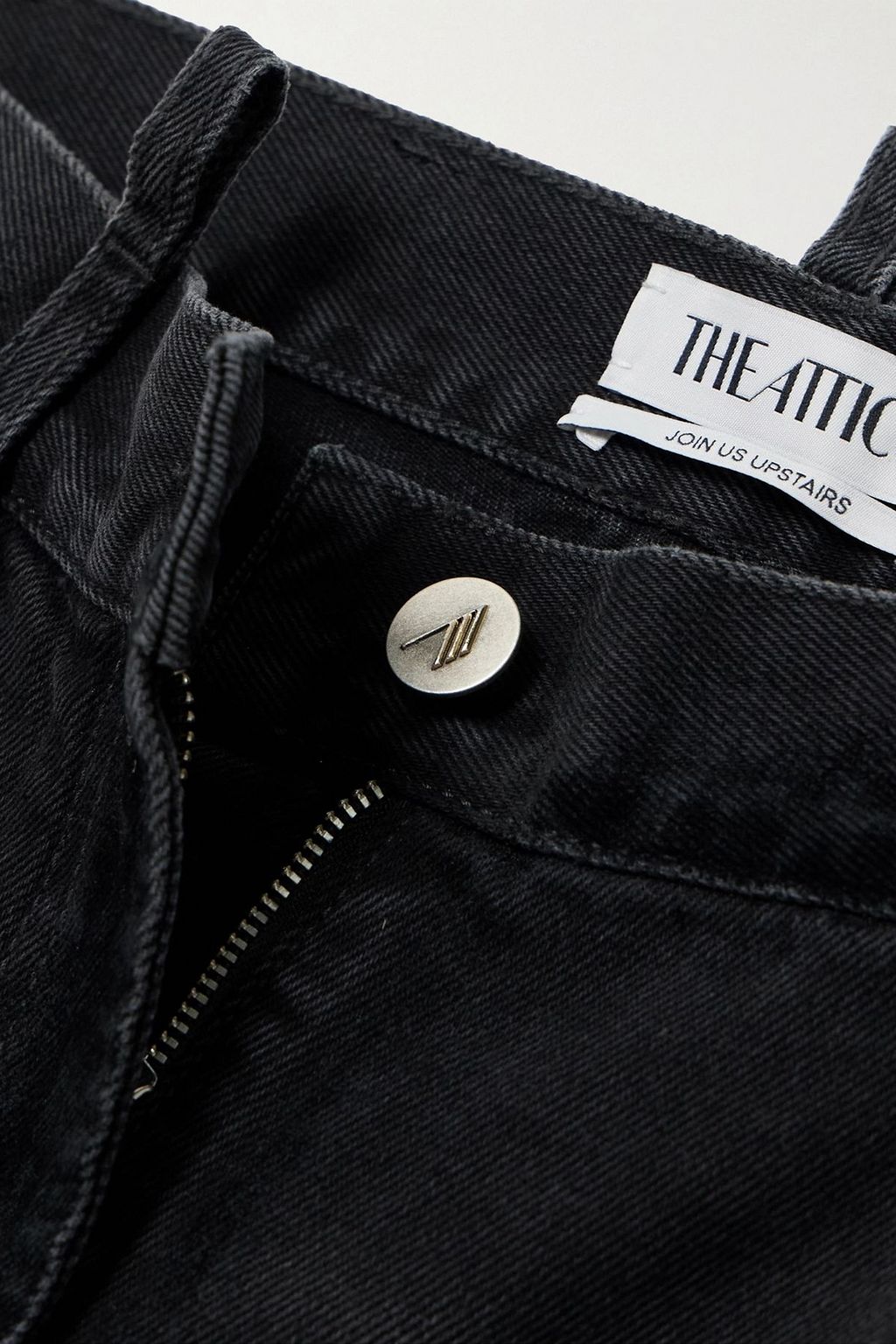 THE ATTICO Hoch sitzende Jeans mit weitem Bein und Cut-outs | THE OUTNET