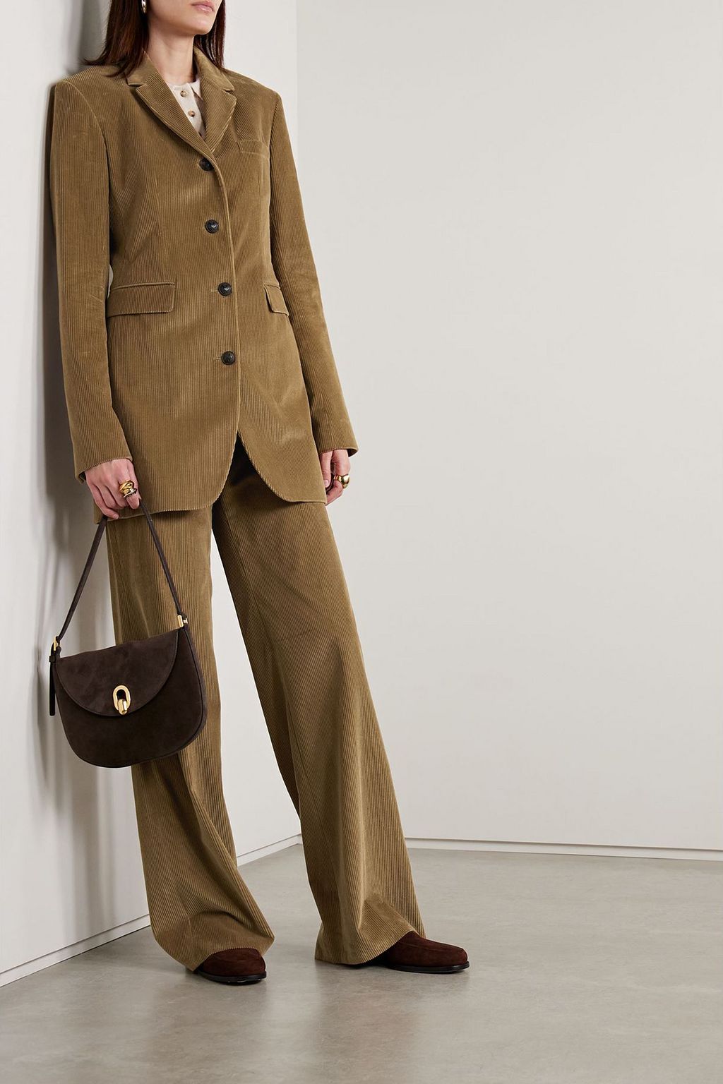 VERONICA DE PIANTE Aliyah cotton-corduroy blazer | THE OUTNET