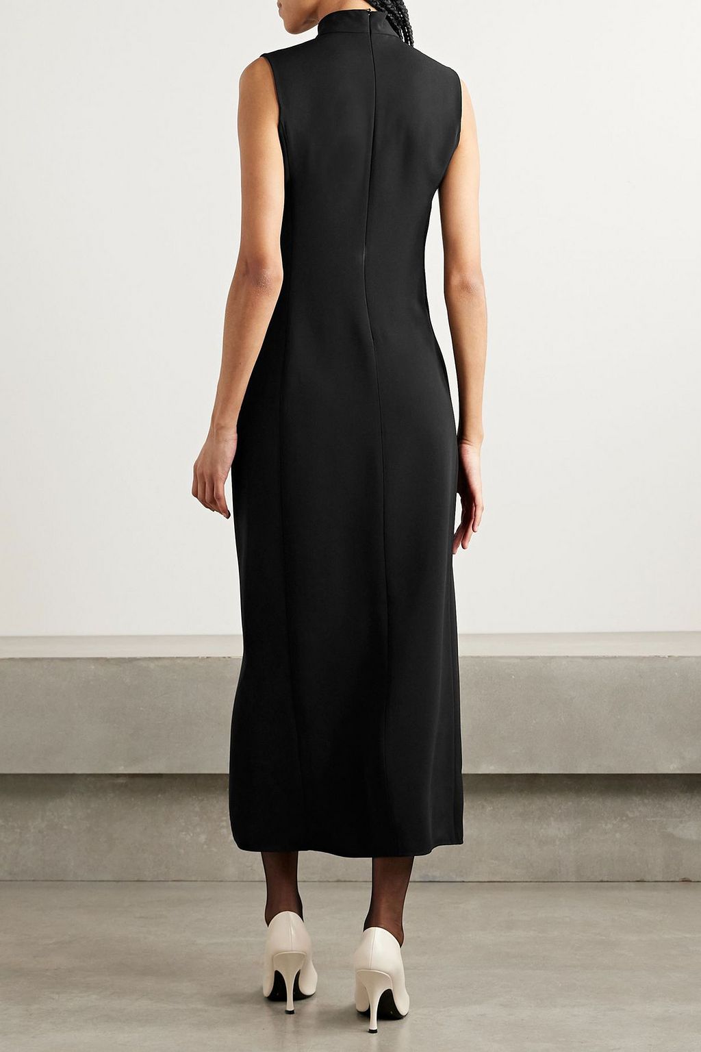 VERONICA DE PIANTE Leah crepe midi dress | THE OUTNET