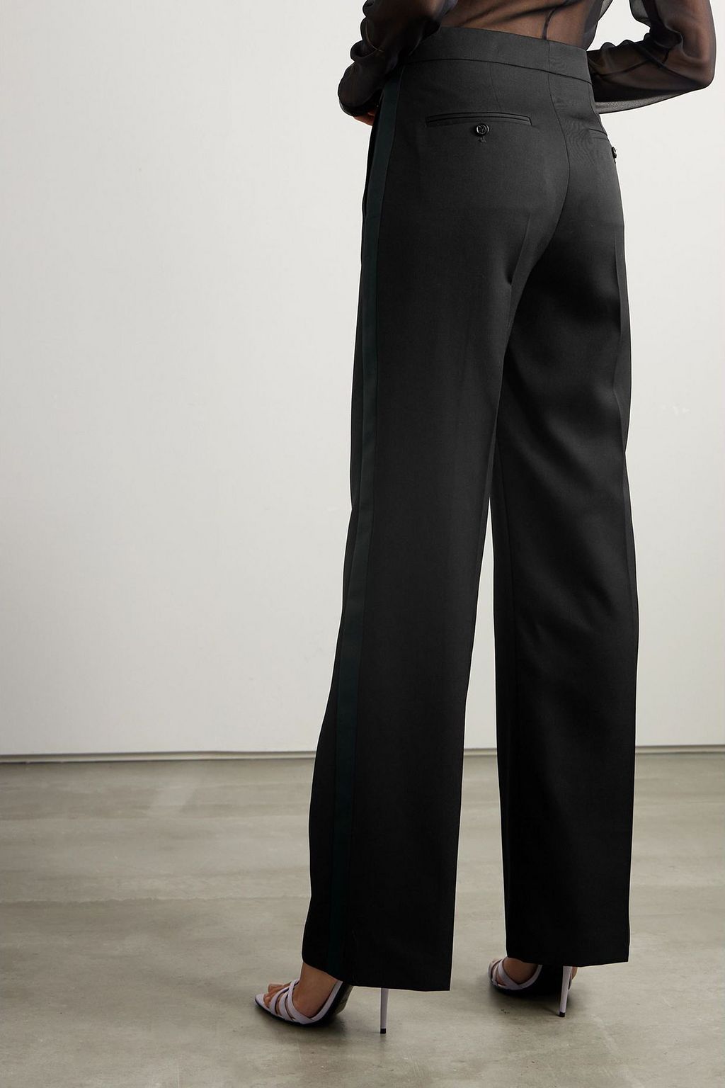 ISABEL MARANT Hose „Scarly“ mit geradem Bein aus Woll-Twill | THE OUTNET