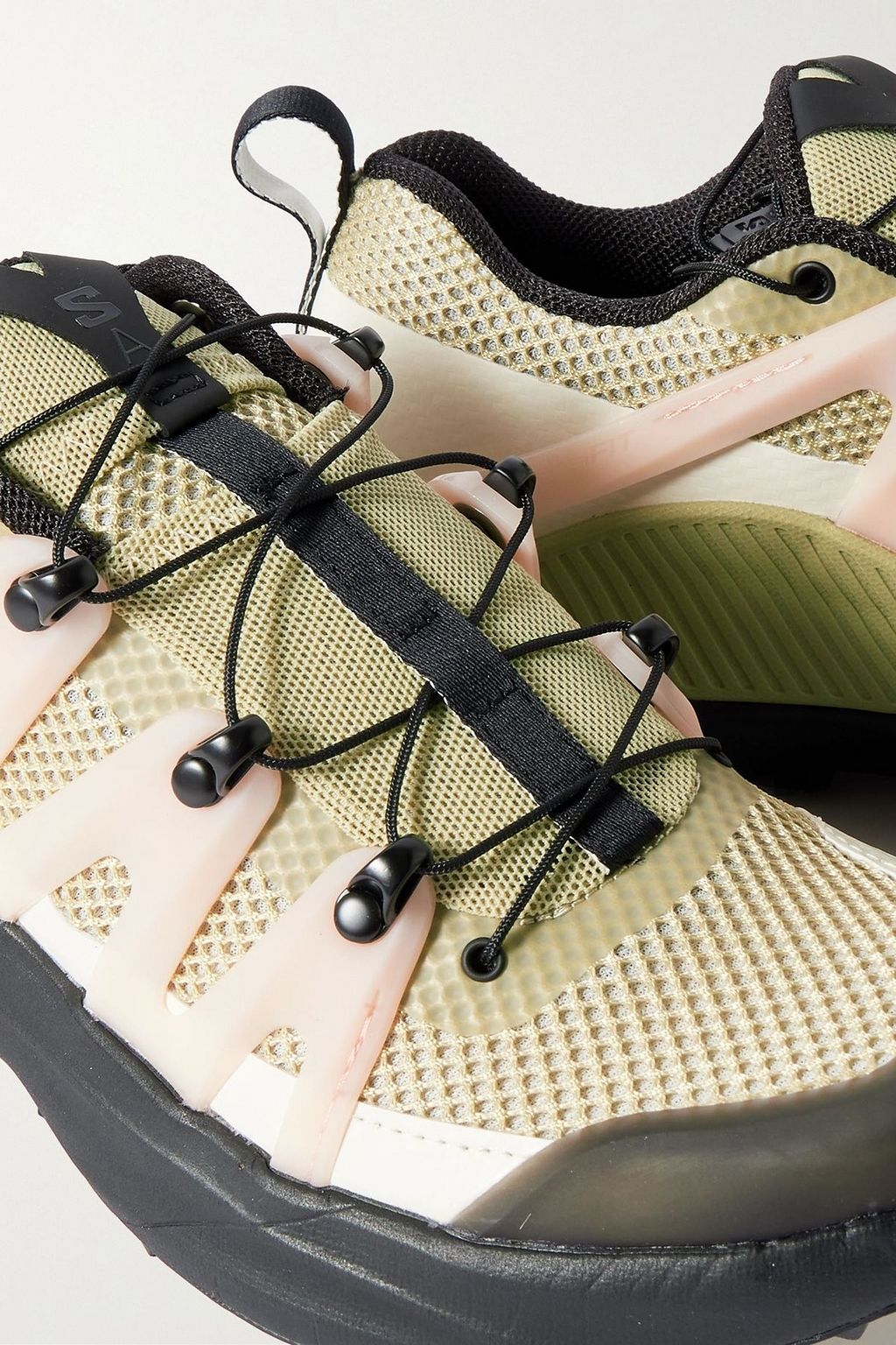 SALOMON Genesis Advanced rubber-trimmed mesh sneakers | THE OUTNET