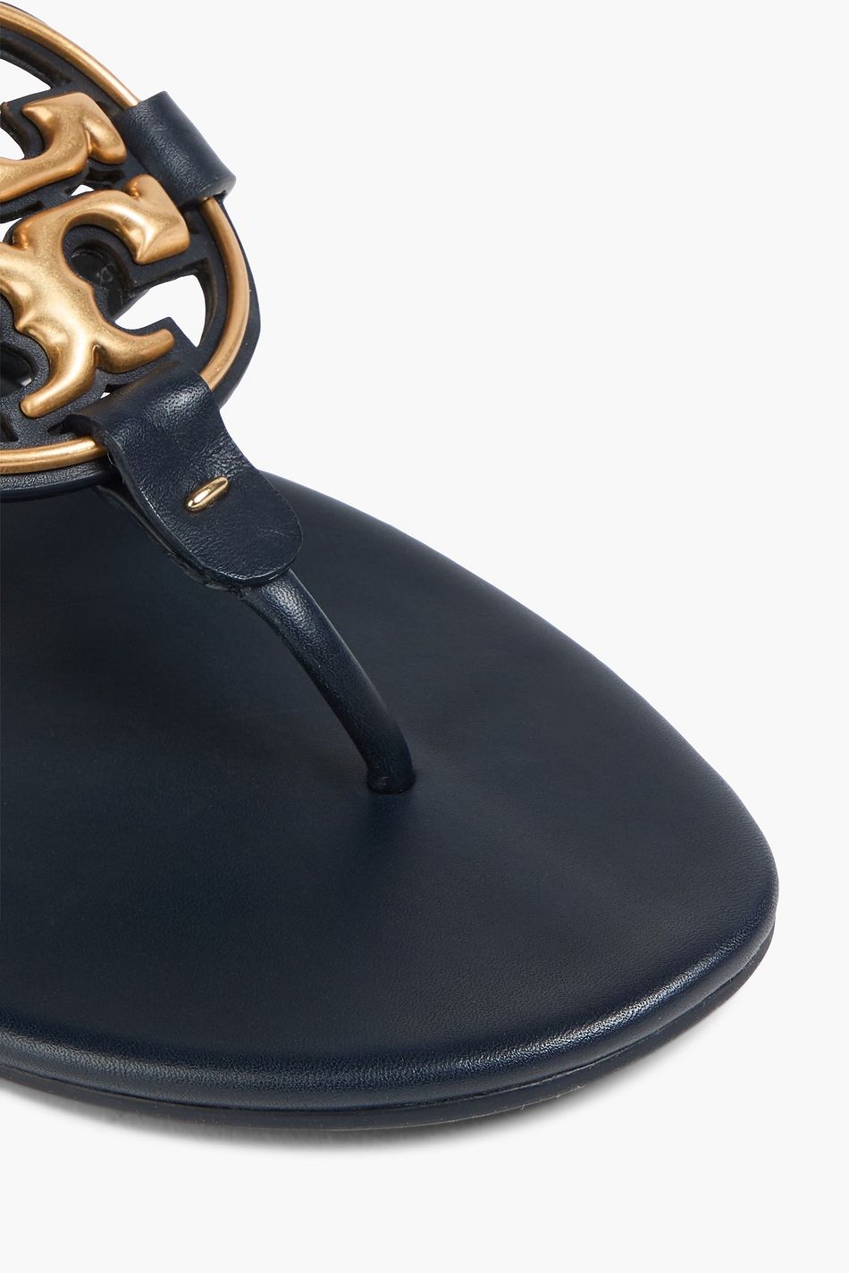TORY BURCH Miller logo-embellished leather sandals | THE OUTNET