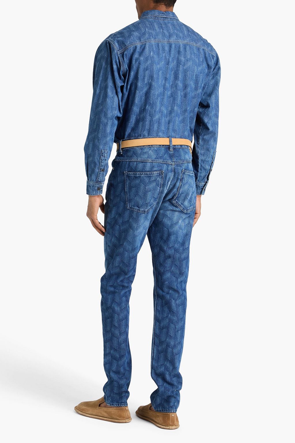 ISABEL MARANT Jack straight-fit printed denim jeans | THE OUTNET