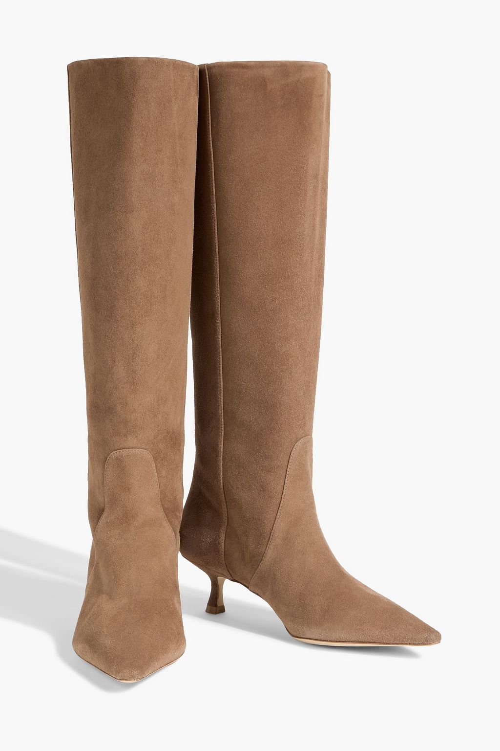 STUART WEITZMAN Naomi 50 suede knee boots | THE OUTNET