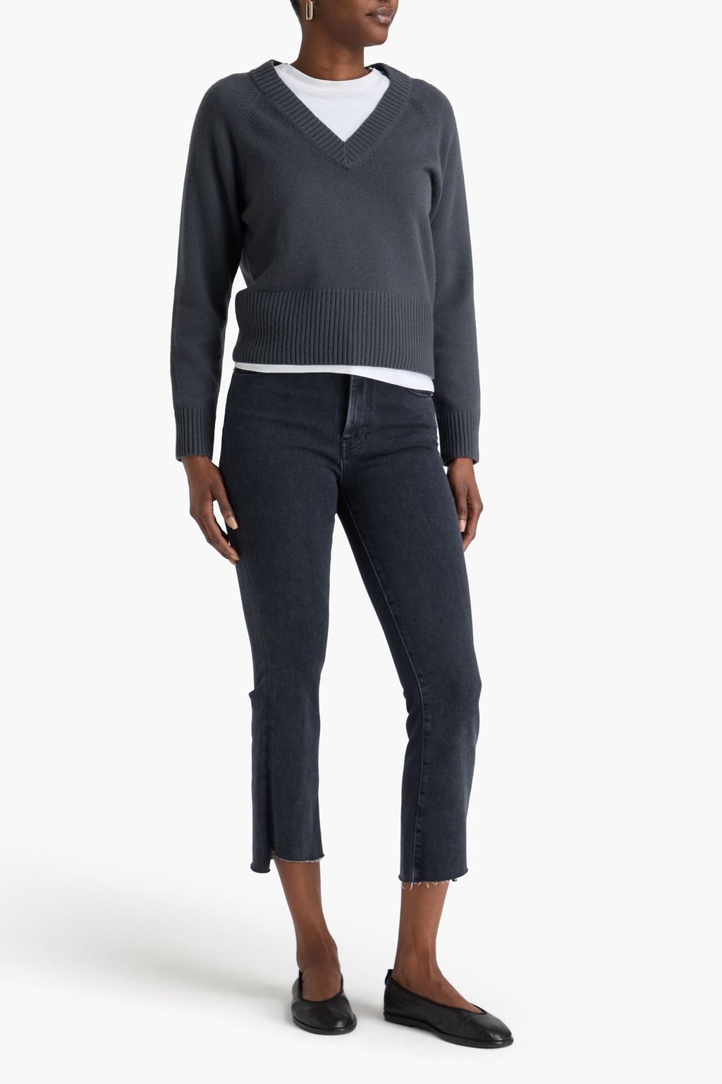FRAME Le Crop Mini Boot high-rise bootcut jeans | THE OUTNET