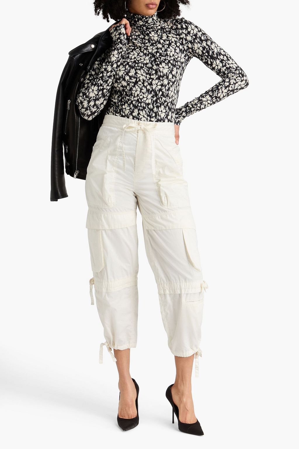 ISABEL MARANT Nazemi cotton-poplin cargo pants | THE OUTNET