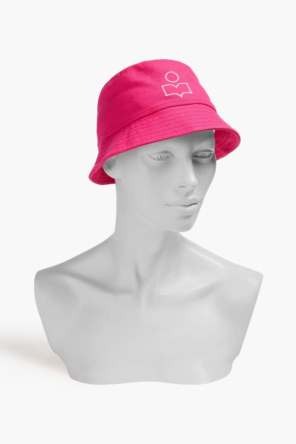 ISABEL MARANT Haley embroidered cotton-canvas bucket hat | THE OUTNET