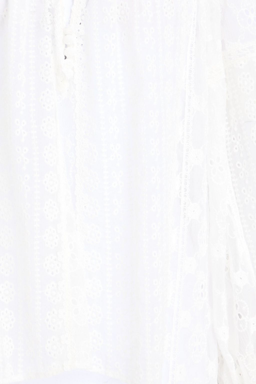 ALICE + OLIVIA Norah ruffled broderie anglaise blouse | THE OUTNET