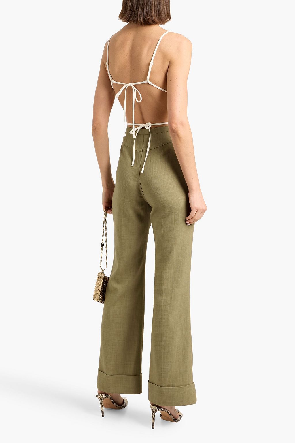 CULT GAIA Lindsey woven straight-leg pants | THE OUTNET