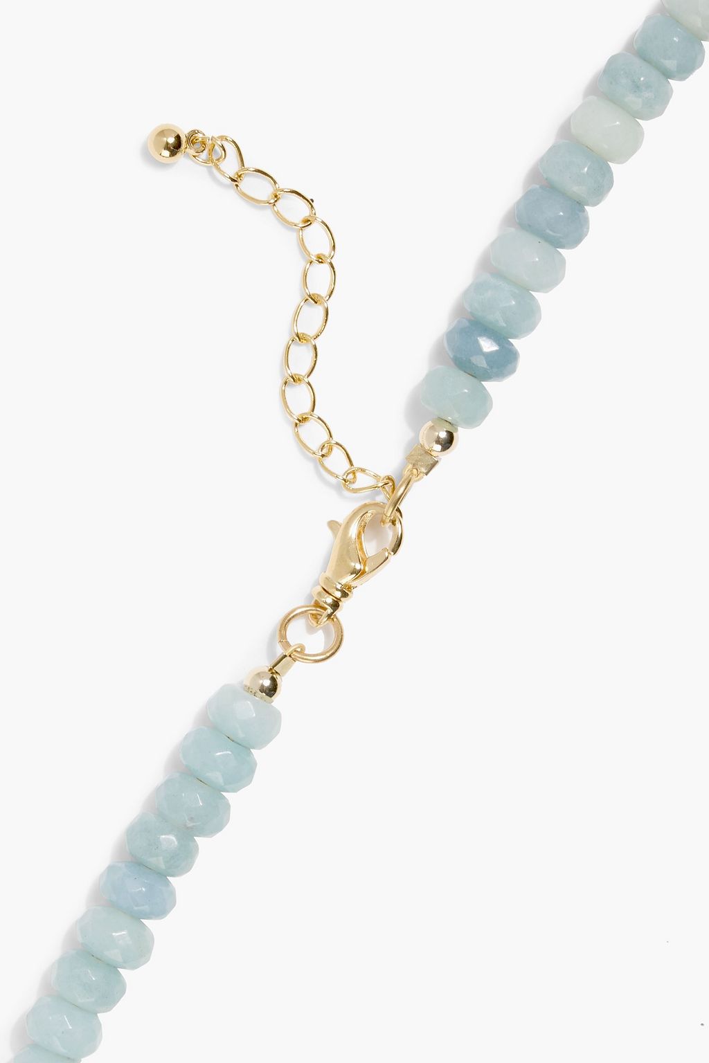 JENNIFER BEHR Amani gold-tone blue quartz necklace | THE OUTNET