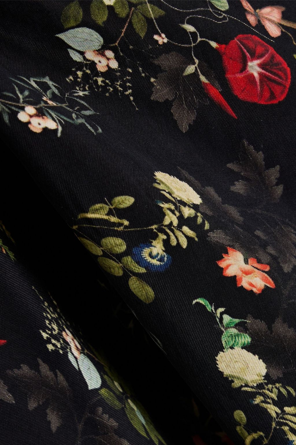 ALICE + OLIVIA Jem floral-print cupro mini shirt dress | THE OUTNET