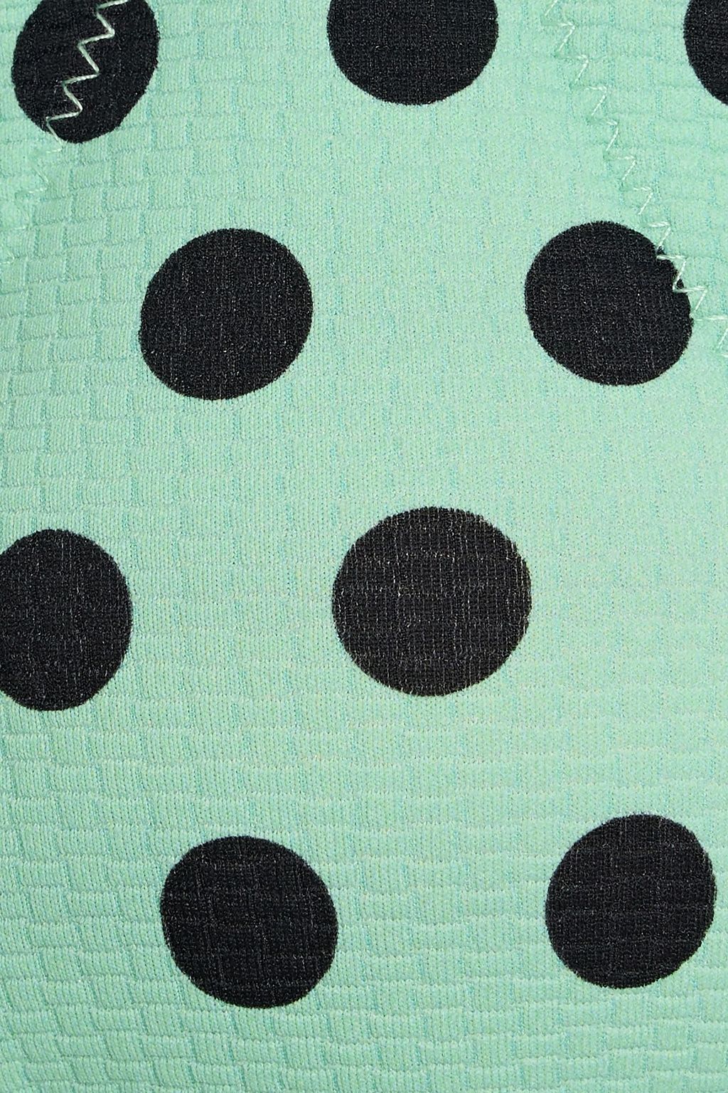 MARYSIA Broadway polka-dot stretch-seersucker triangle bikini top | THE ...