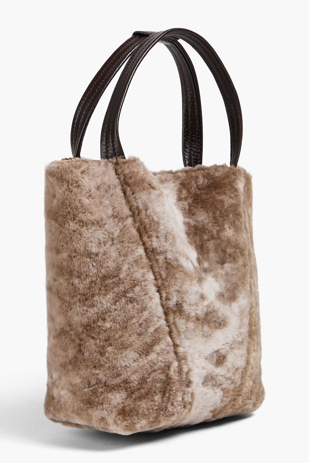 CHLOÉ Spin shearling tote | THE OUTNET