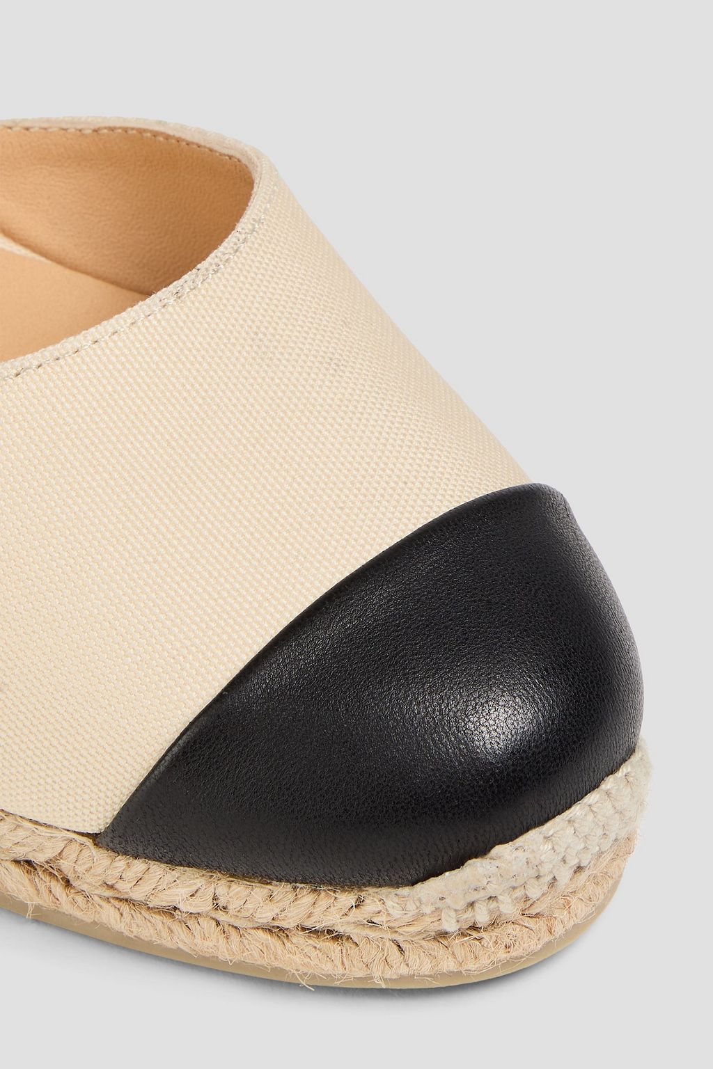 CASTAÑER Coraline two-tone canvas espadrilles | THE OUTNET