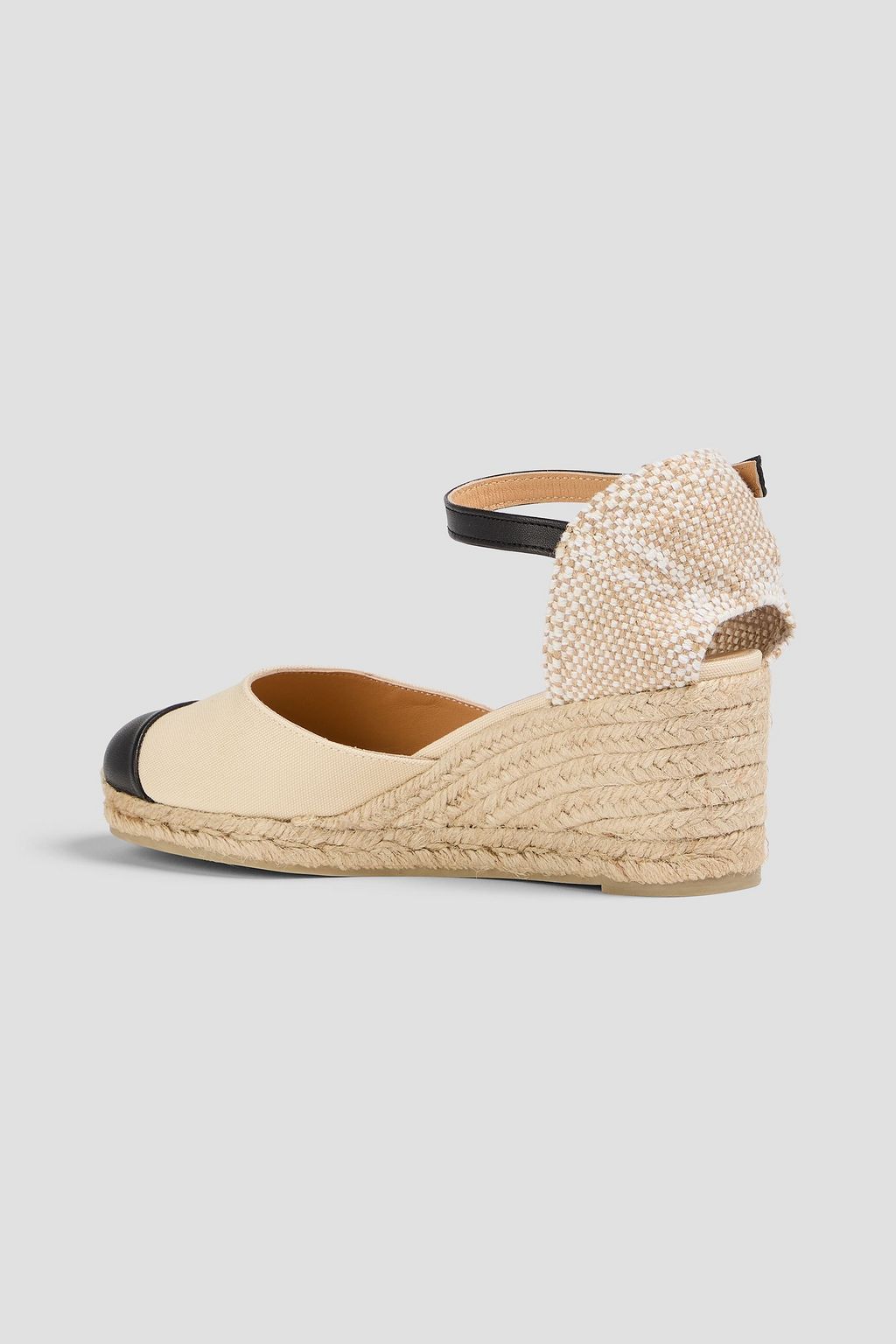 CASTAÑER Coraline two-tone canvas espadrilles | THE OUTNET